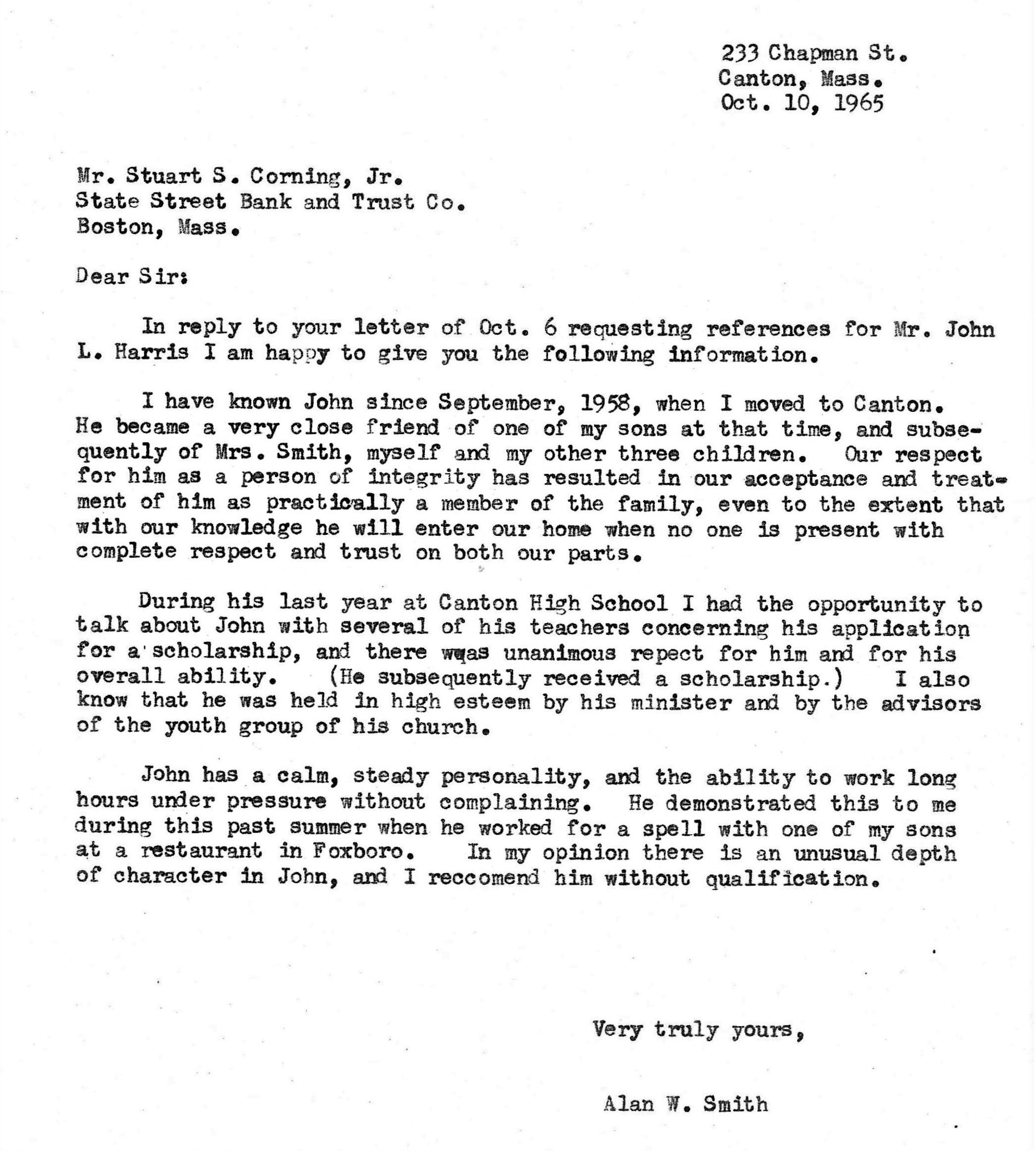 a letter of recommendation | Roger's rhetoric